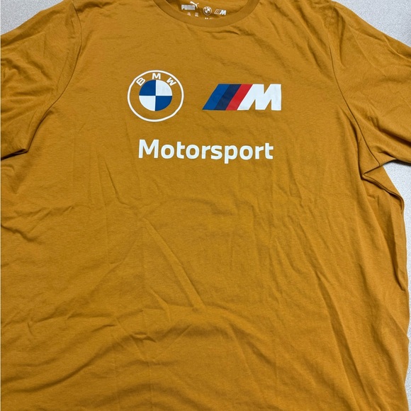 Puma | Shirts | Puma Bmw Motorsport Mens Short Sleeve Tee In Mustard ...